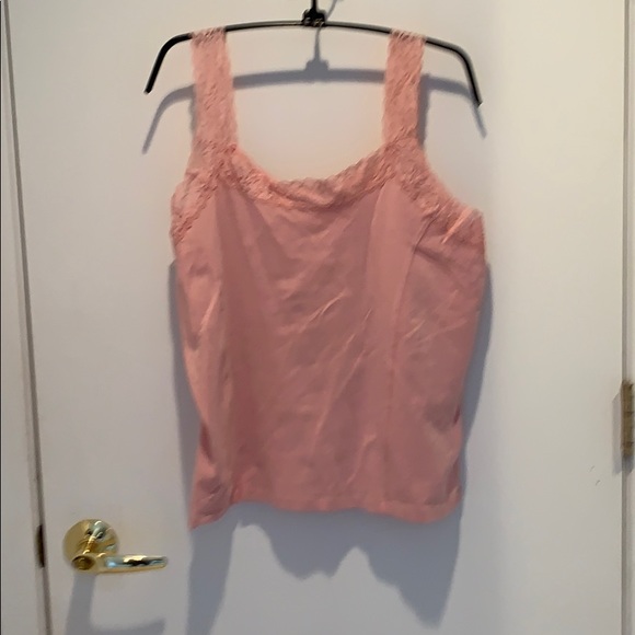 Nordstrom | Tops | Pretty Pinky Peach Tank With Lace Straps | Poshmark